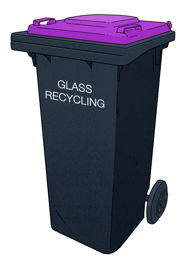 Glass Recycling (Purple) | Ararat